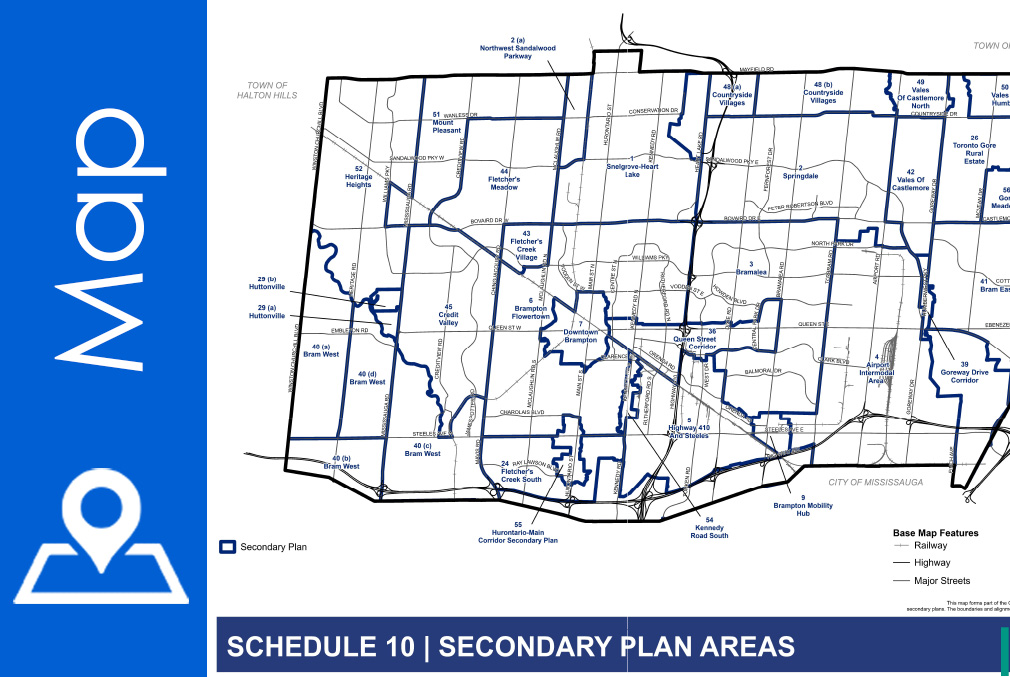 Maps: Brampton Plan Maps