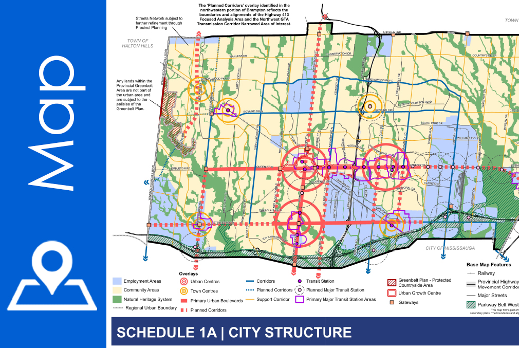 Maps: Brampton Plan Maps